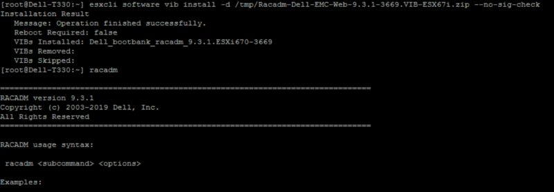 RACADM - Cambiare IP IDRAC da ESXi - Computer Masters